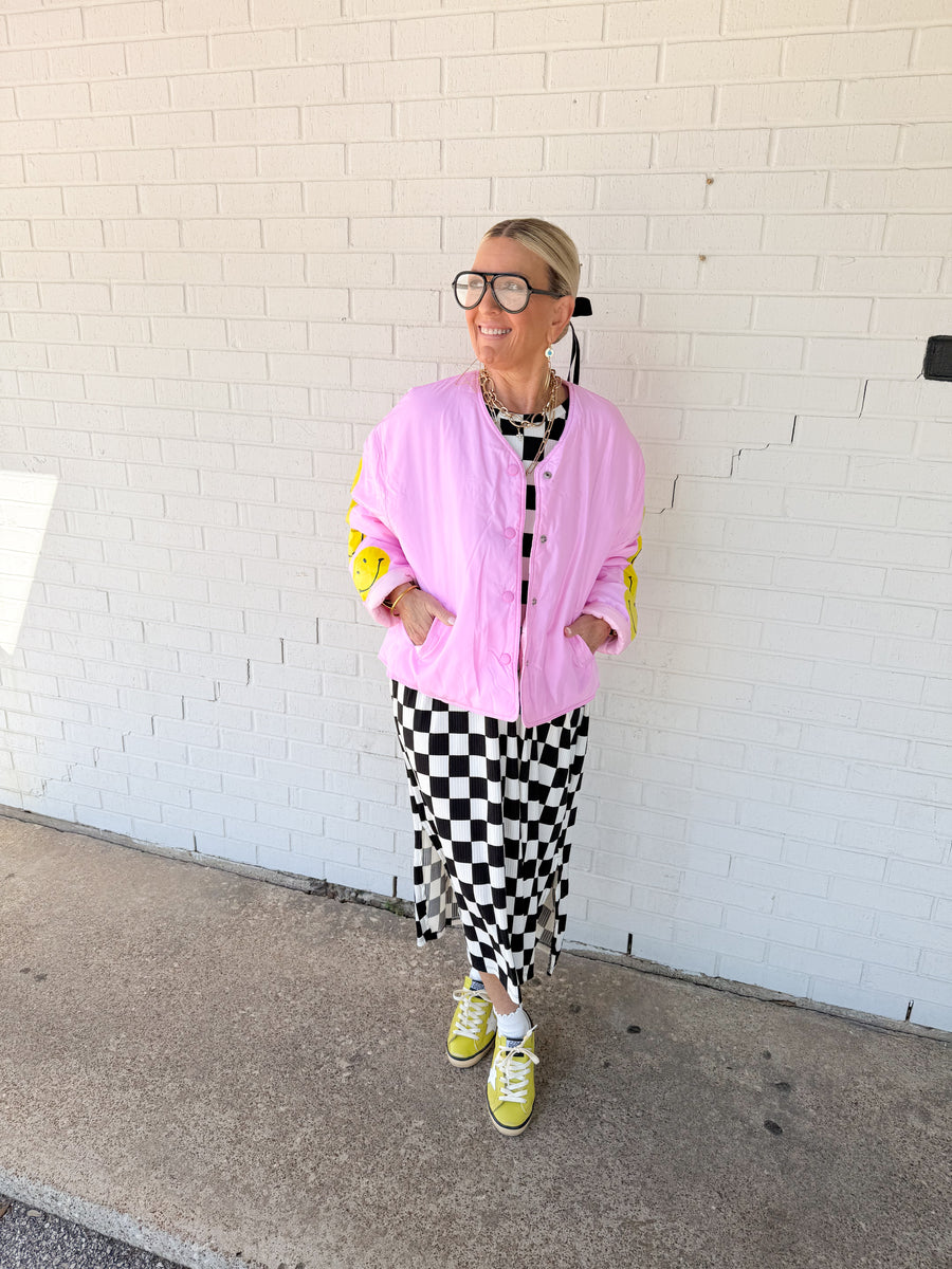 Smiley Bomber Jacket – Wild Honey TX